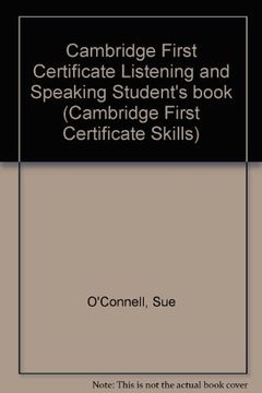 Libro Cambridge First Certificate Listening and Speaking Student's Book ...