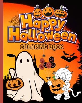 Libro Happy Halloween Coloring Book For Kids: 30 Super Cute, Simple and ...