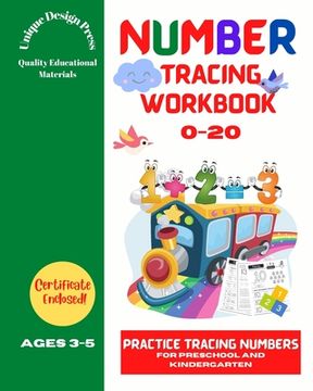 Libro Number Tracing Workbook: Practice Tracing Numbers 0-20 for ...
