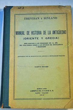 Libro Manual De Historia De La Antigüedad (Oriente Y Grecia). Obra ...