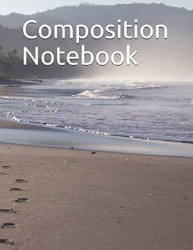 Libro Composition Not: Footprints in the Sand Themed Composition Not ...