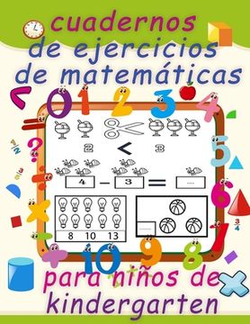 Libro cuadernos de ejercicios de matemáticas para niños de kindergarten ...