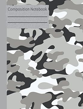 Libro Camouflage Gray Composition Not - 4x4 Graph Paper: 130 Pages 7 ...