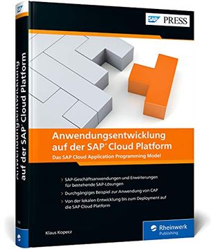 Comprar Anwendungsentwicklung auf der sap Cloud Platform: Das sap Cloud ...