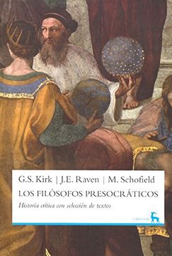 Libro Los Filosofos Presocraticos: Historia Critica con Seleccion de te Xtos De J. E. Raven ...