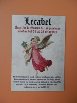 Libro Postal Lecabel. Ángel De La Guarda De Las Personas Nacidas Del 23 ...