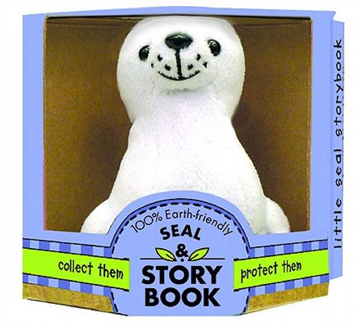 Libro green start,storybook and plush box sets: little seal - collect ...
