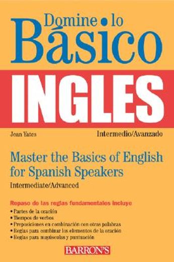 Libro domine lo basico, ingles,mastering the basics of english for ...
