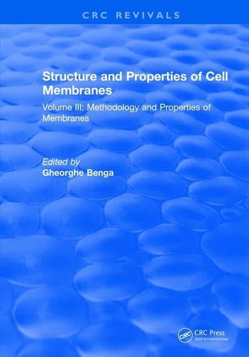 Libro Structure and Properties of Cell Membrane Structure and ...