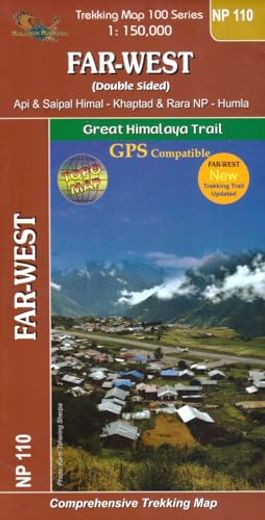 Libro Farwest 1150000 ght Great Himalayan Trail Trekking map api Saipal ...