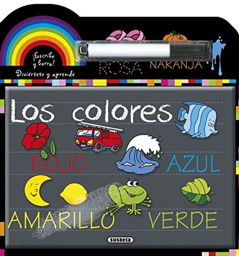 Libro Los colores (Escribe, borra y aprende) De Susaeta Ediciones S A ...