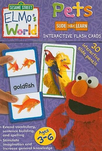 Libro pets,sesame street elmo´s world flash cards, sesame workshop (edt ...
